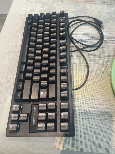 ZIYOU LANG K2 Wired Gaming Mechanical Keyboard Compact 87 Keys RGB LED ...