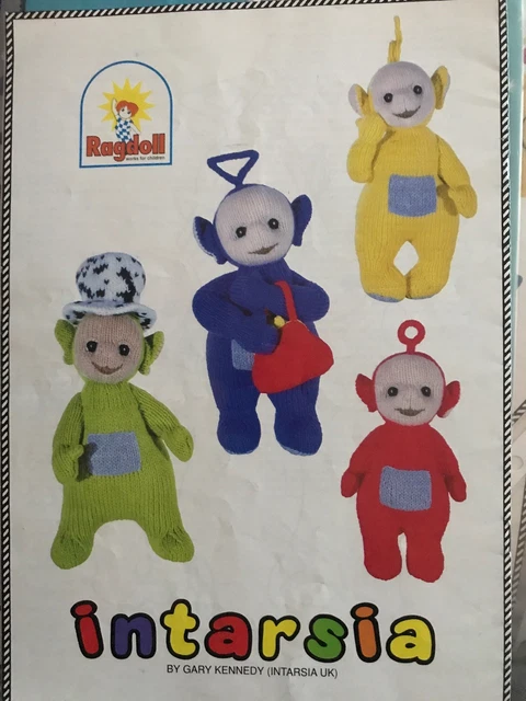 ALAN DART TELETUBBIES Toy Knitting Pattern £30.00 - PicClick UK