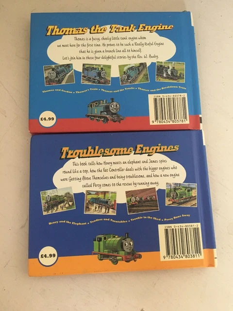 THOMAS THE TANK Engine and Troublesome Engines - The Railway Series ...