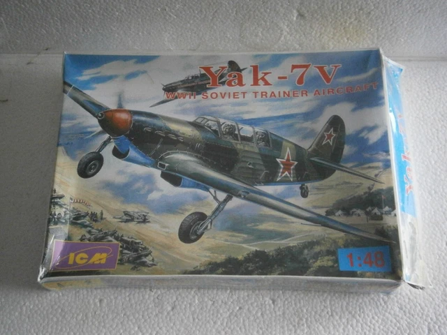 MAQUETTE AVION WW2 soviet YAKOVLEV YAK - 7V ICM 48033 1/48 EUR 14,00 - PicClick FR