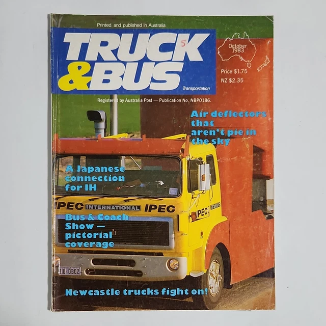 TRUCK & BUS TRANSPORTATION Vintage Australian Magazine October 1983 $16 ...