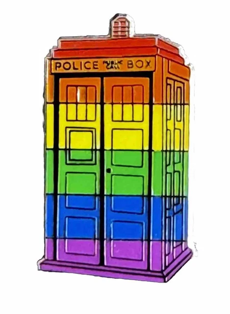 DOCTOR WHO PRIDE Tardis Souvenir Enamel Pin Badge Cosplay £6.00 ...