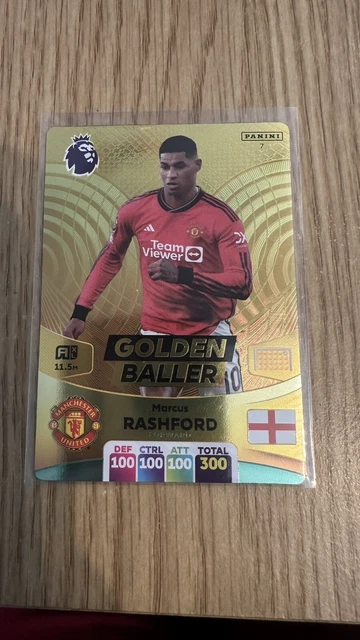 PANINI ADRENALYN XL 23-24 2024 Marcus Rashford Golden Baller £5.00 ...