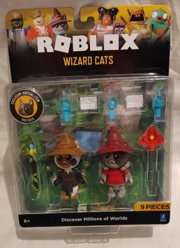 ROBLOX WIZARD CATS Celebrity Collection Actionfiguren Spielpaket mit ...