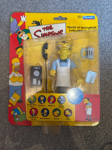 FIGURA DE ACCIÓN De Los Simpson Playmates Wos - Moe - Reedición (P+P ...