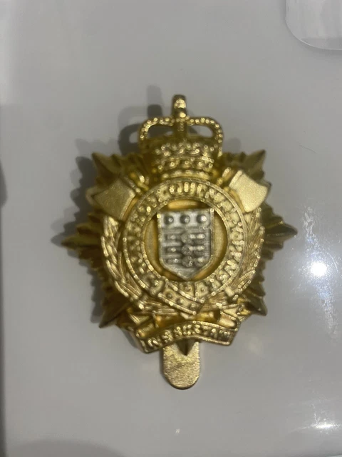 BRITISH ARMY ROYAL Logistic Corps (RLC) Metal Cap/Beret Badge- Brand ...