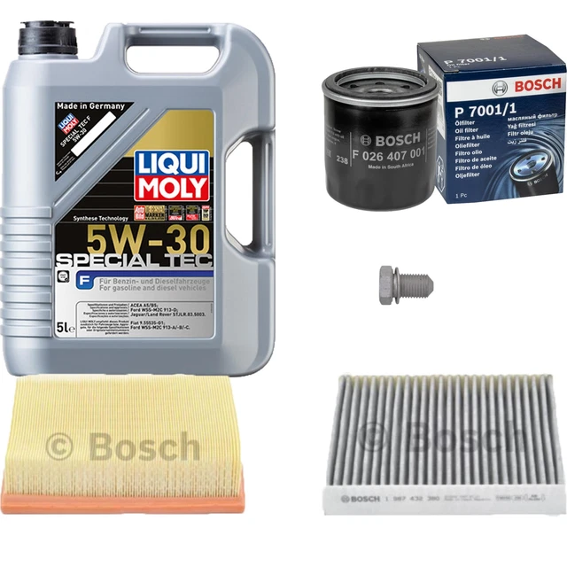 BOSCH CONTROLLO SET 5L Liqui Moly Special Tec F 5W-30 per Renault Vel Satis EUR 126,09 - PicClick FR