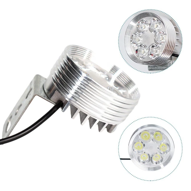 PHARE DE V LO lectrique argent avec 6 LED pour v los lectriques et scooter EUR 11,47 - PicClick FR