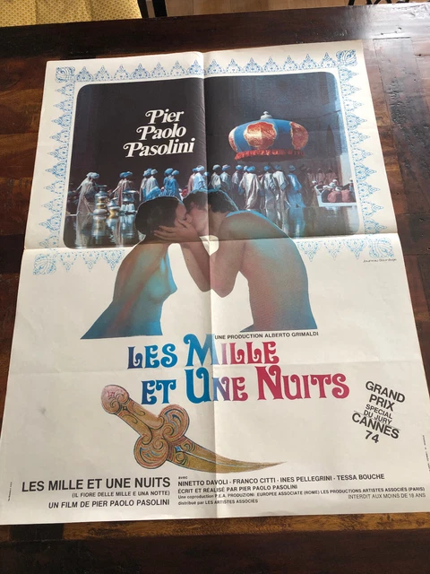 ANCIENNE AFFICHE DE cinéma - Les mille et une nuits - 60x80 EUR 4,90 - PicClick FR