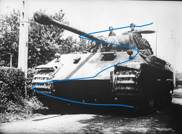 REPRO FOTO PANTHER-PANZER rückt vor im Western WW2 EUR 4,99 - PicClick DE