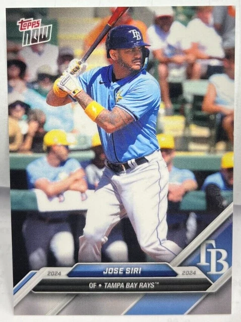 JOSE SIRI 2024 Topps Now MLB Road To Opening Day #OD-37 TAMPA BAY RAYS ...
