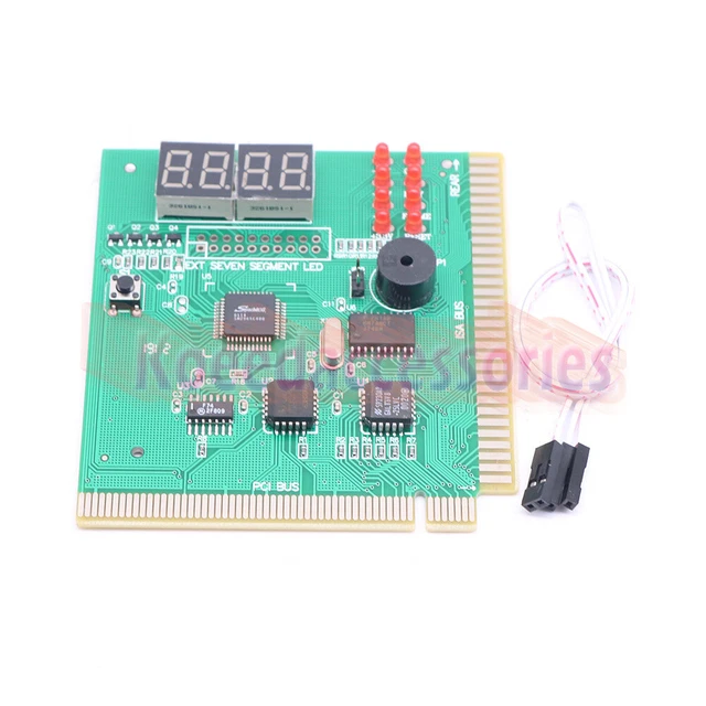 4-DIGIT CARD PC Analyzer Diagnostic Motherboard POST Tester Computer PC ...
