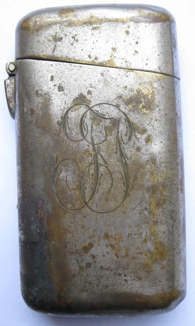 ANCIEN BOITIER A CIGARETTE FB OLD CIGARETTE BOX Zigarettenetui 烟盒 ...