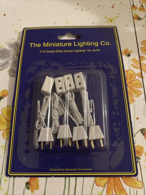 THE MINIATURE LIGHTING Co. 1/12 Scale Dolls House Miniature ac/dc Kit £ ...