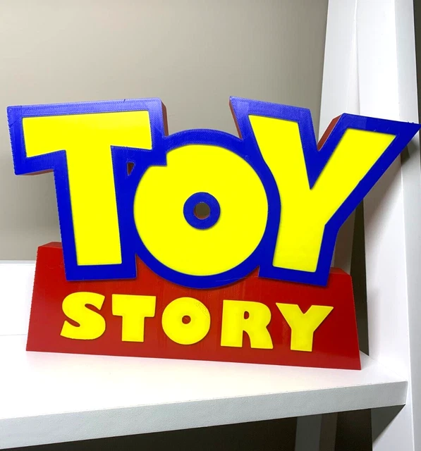 TOY STORY LOGO Figure 3D Printed PLA Plastic Handmade Novelty ...