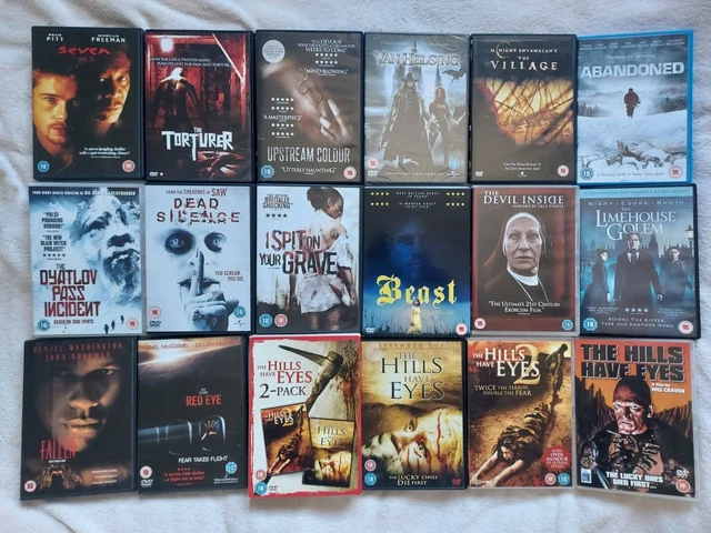 17 UK R2 Horror Dvd Bundle I Spit On Your Grave Hills Have Eyes Fallen ...