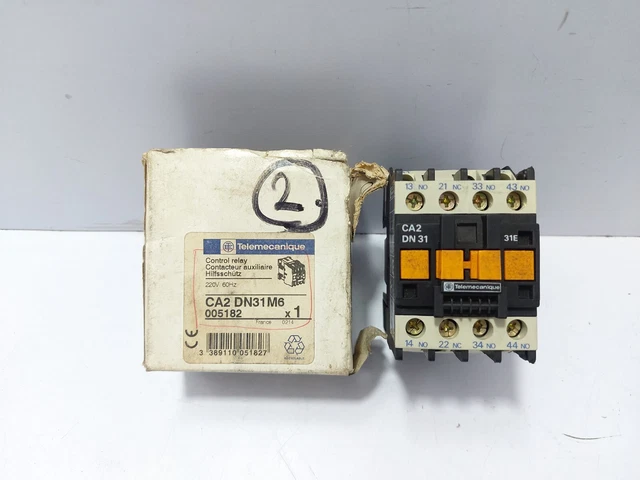 RELAIS DE COMMANDE télémécanique CA2DN22M7 220-230V 50HZ 220-240V 60HZ ...