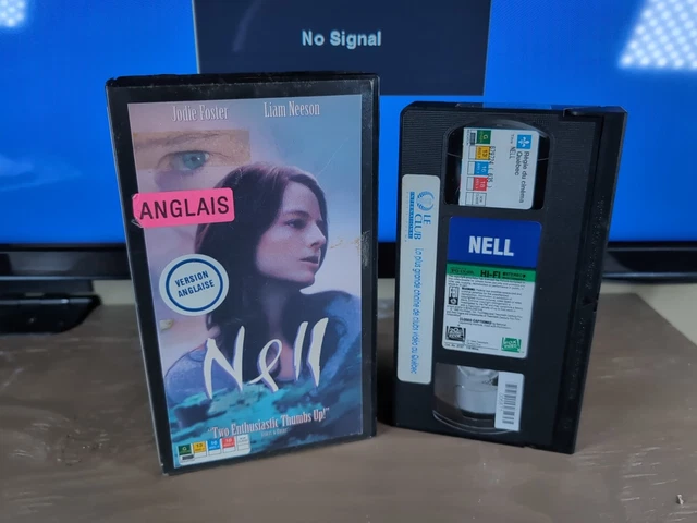 NELL (VHS, 1995) Jodie Foster Liam Neeson - Former Rental $9.99 ...