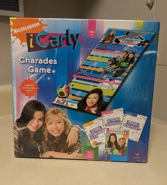 2008 NICKELODEON ICARLY Charades Board Game Kids Act Out FACTORY SEALED ...