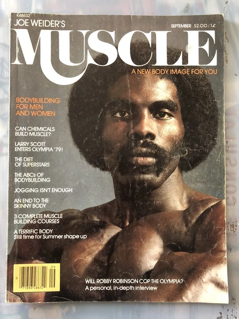 MUSCLE BUILDER POWER 1979 August/Sept Vol.40 #8 Robby Robinson Cover ...