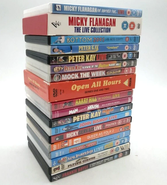 DVD BUNDLE/JOB LOT X20 British Comedy/Stand Up, Peter Kay/Harry Hill ...