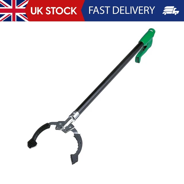 UNGER NIFTYNABBER PRO Heavy Duty Litter Picker & Reaching Aid, 52cm (21 ...