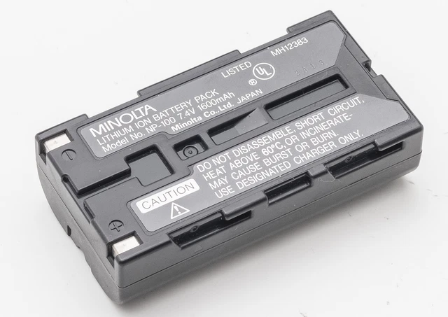 ORIGINAL MINOLTA NP-100 Lithium Ion Battery Pack £35.82 - PicClick UK
