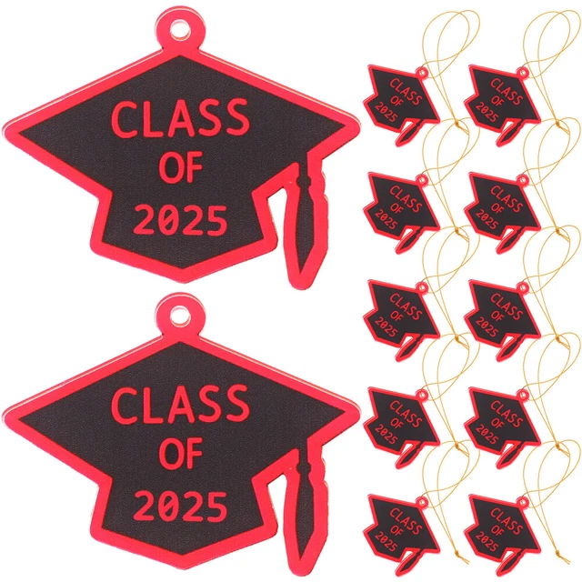 12PCS GRADUATION 2025 Keepsake Class Of 2025 Keychain Graduation Key ...
