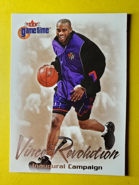 VINCE CARTER (SP) Vince And The Revolution #Vr4 Raptors 2000-01 Fleer ...
