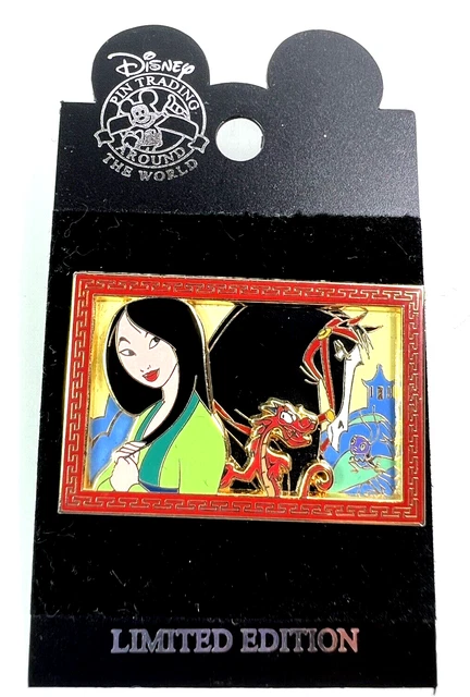 DISNEY MULAN FAMILY Collection Pin Khan Mushu Lucky Crikee 2004 £48.24 ...