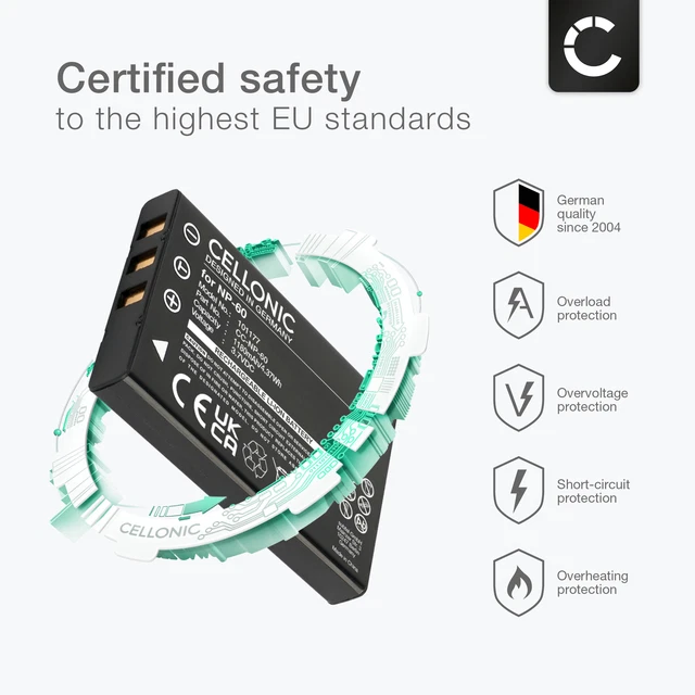 BATTERIE DE RECHANGE pour Aiptek AHD Z700 PocketDV Z200 Pro PocketDV 8700 1200mAh EUR 14,90 ...