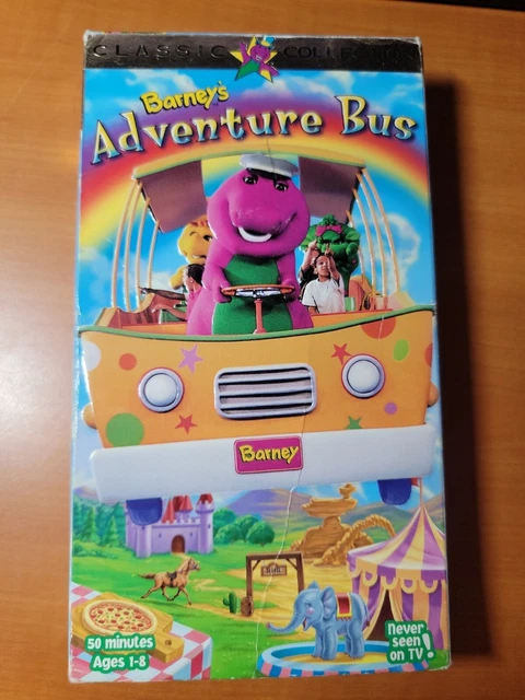 BARNEY - BARNEYS Adventure Bus VHS 1997 Classic Collection Never Seen ...