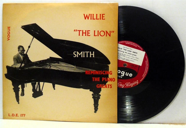 WILLIE THE LION SMITH reminiscing the piano greats 10" LP EX/EX-, LDE ...