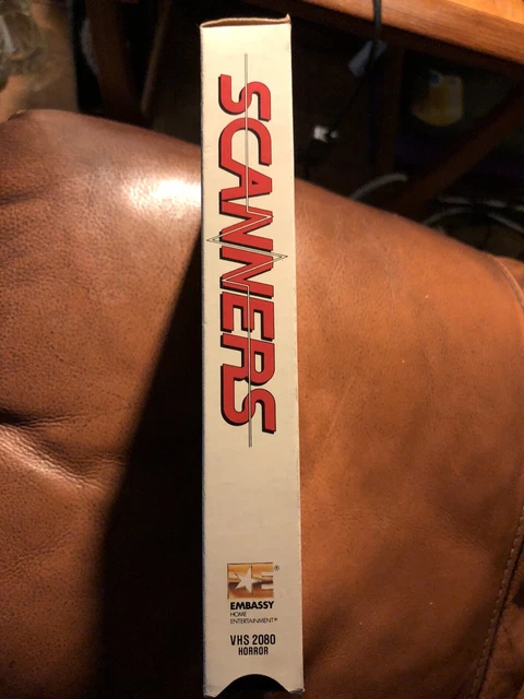 SCANNERS VHS VIDEO Tape 80s Rare Horror Sci Fi Classic EMBASSY TAPE ...
