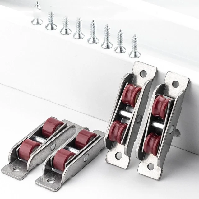 STAINLESS STEEL DOOR Sliding Roller 80 Type Slot Wheel New Window ...