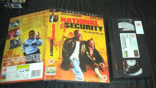 NATIONAL SECURITY VHS Video Big Box Ex Rental RCA PAL £4.99 - PicClick UK
