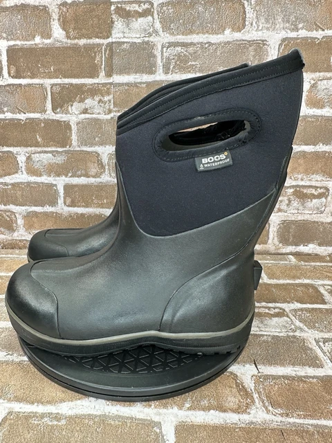 BOGS CLASSIC ULTRA Mid Black Insulated Waterproof Neo-Tech 7mm Boots ...