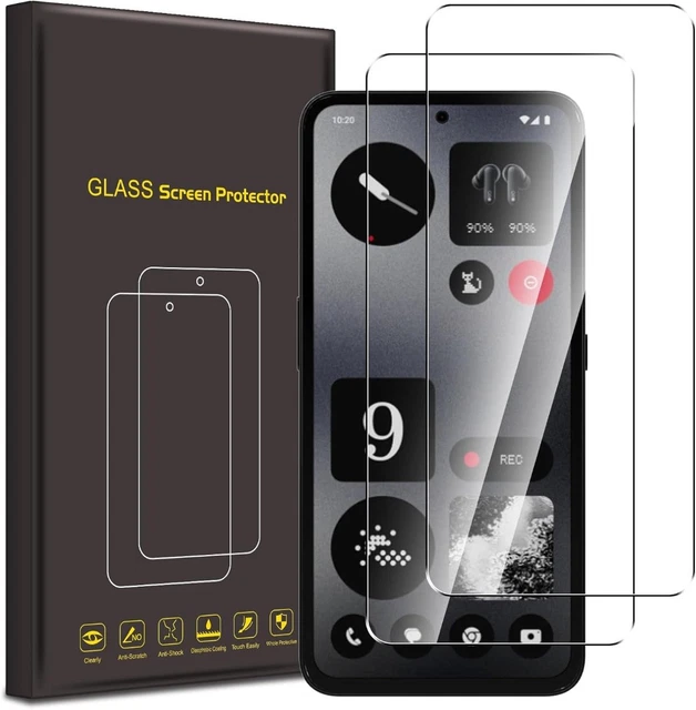 FOR NOTHING PHONE 3A Clear Tempered Glass Screen Guard Protector Cover ...