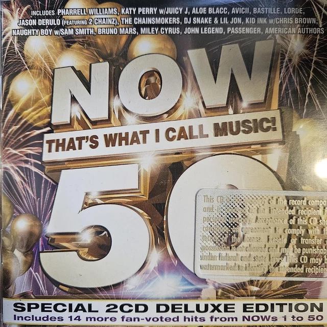 CD-NOW THAT'S WHAT I Call Music 50 I've Been Special 2 CD Deluxe ...