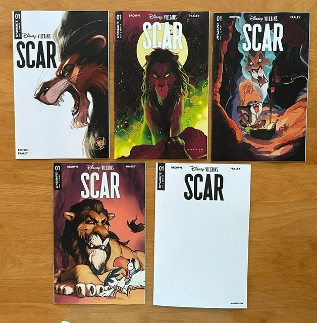 DISNEY VILLAINS SCAR #1 A, B, C, D, E, F (U Pick) DE Comics NM £2.95 ...