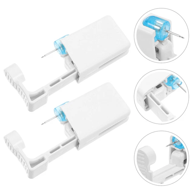 EAR PUNCTURE DEVICE Ear Piercing Kit Safety Self Ear Piercing £5.82 ...