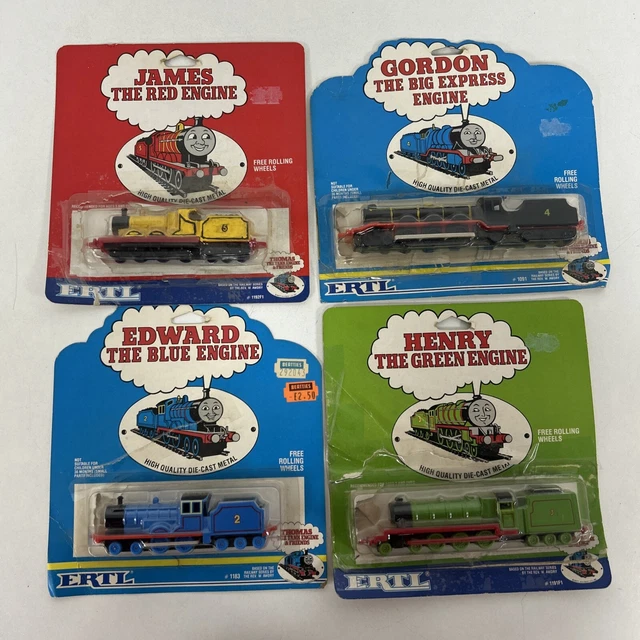 VINTAGE THOMAS THE Tank Engine ERTL Henry Gordon James Edward Original ...