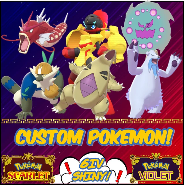 POKEMON SCARLET AND Violet - Custom 6IV Pokemon £4.94 - PicClick UK