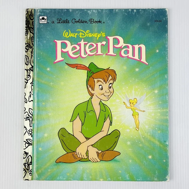 VINTAGE 1989 A Little Golden Book Walt Disney's Peter Pan Picture Book ...