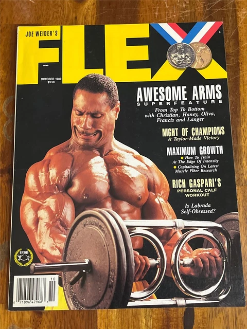 FLEX BODYBUILDING MUSCLE magazine MIKE CHRISTIAN 10-89 £11.99 - PicClick UK