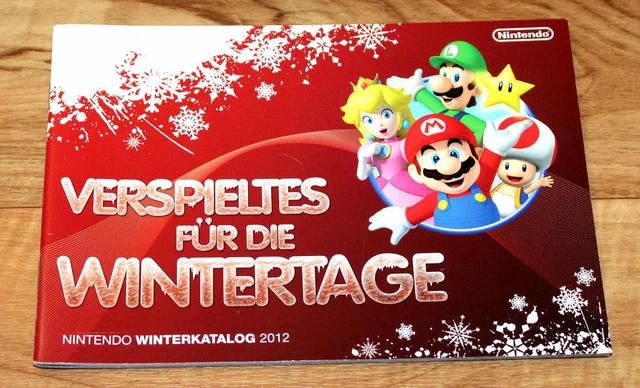 NINTENDO CHRISTMAS ADVERTISING Catalog Pikmin Luigis Mansion Paper ...