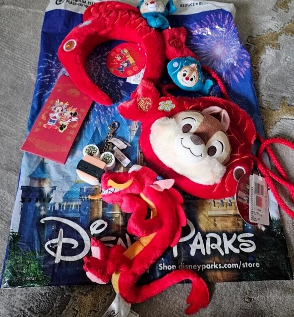 Set Of 4 Disney Authentic 2024 Chip Dale New Year Mushu And Key Chain £19068 Picclick Uk