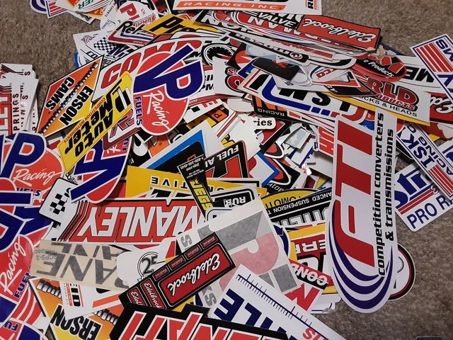LOT OF 25+ Automotive Racing Decals Stickers Stock Car Drag Nascar NHRA ...