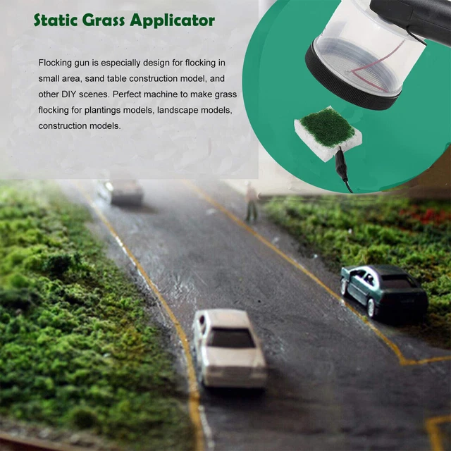 MICRO STATIC GRASS Applicator for Railway Modelling Model Diorama ...