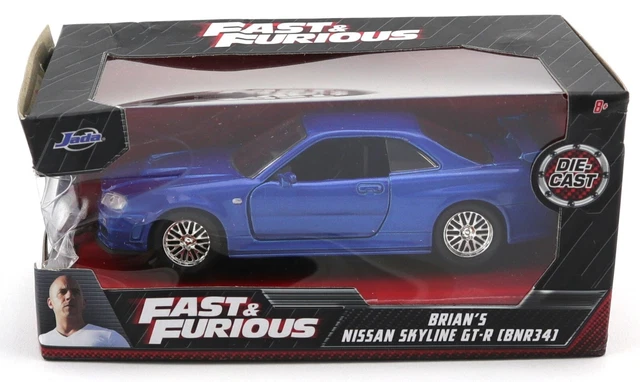 JADA FAST & Furious Brian's Nissan Skyline GT-R (BNR34) 1:32 EUR 16,95 ...